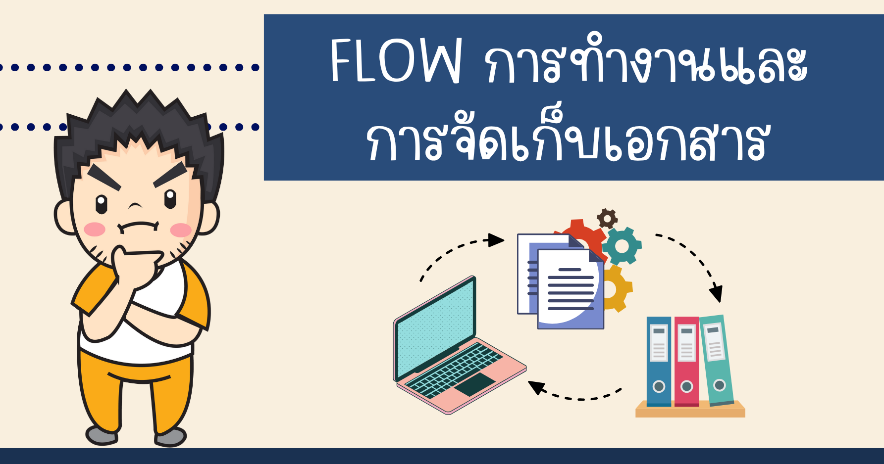 E-Learning | Flow การทำงาน และการจัดเก็บเอกสาร